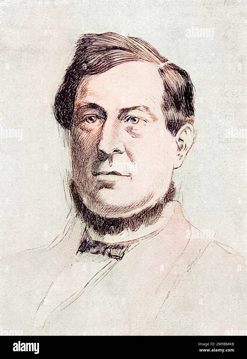 DANIEL JOHNSON MORRELL American steelmaker and statesman Stock Photo ...