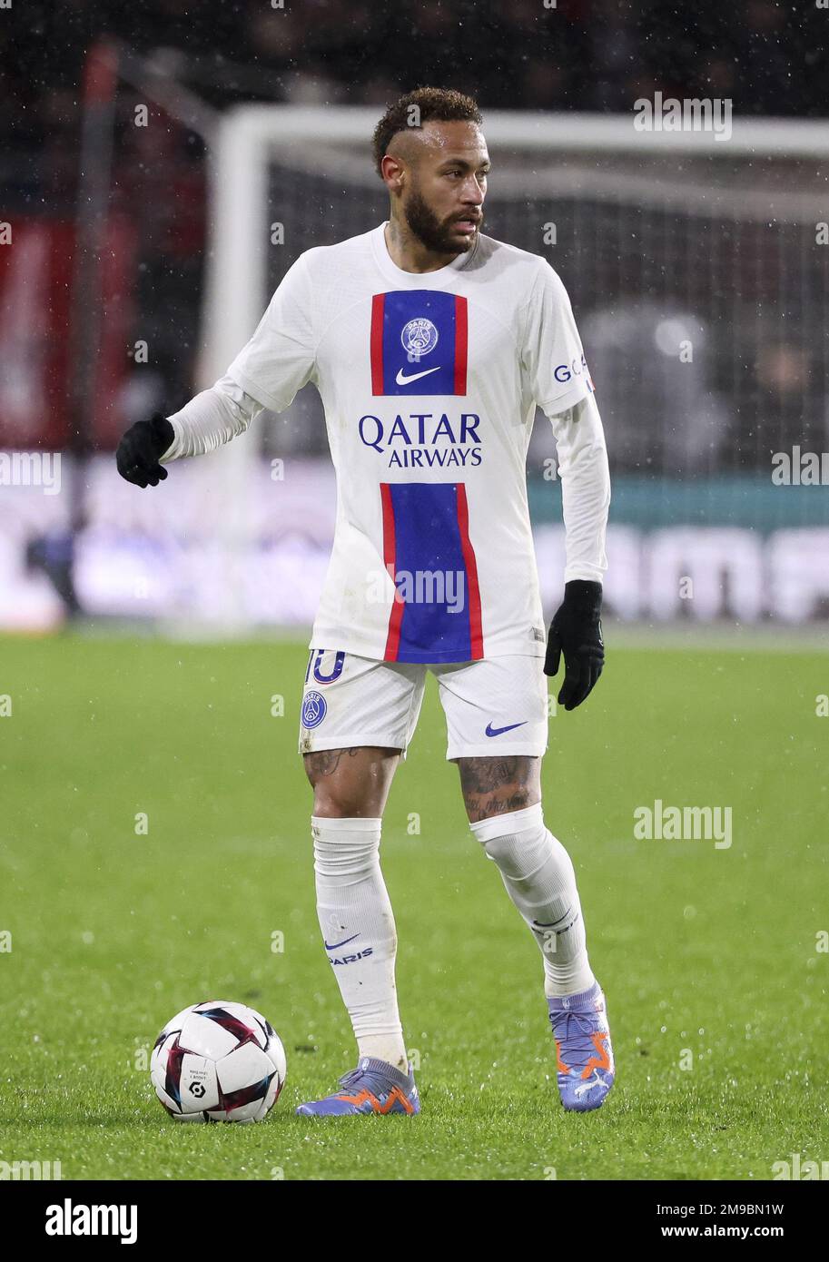 Neymar Jr of PSG during the French championship Ligue 1 football match ...