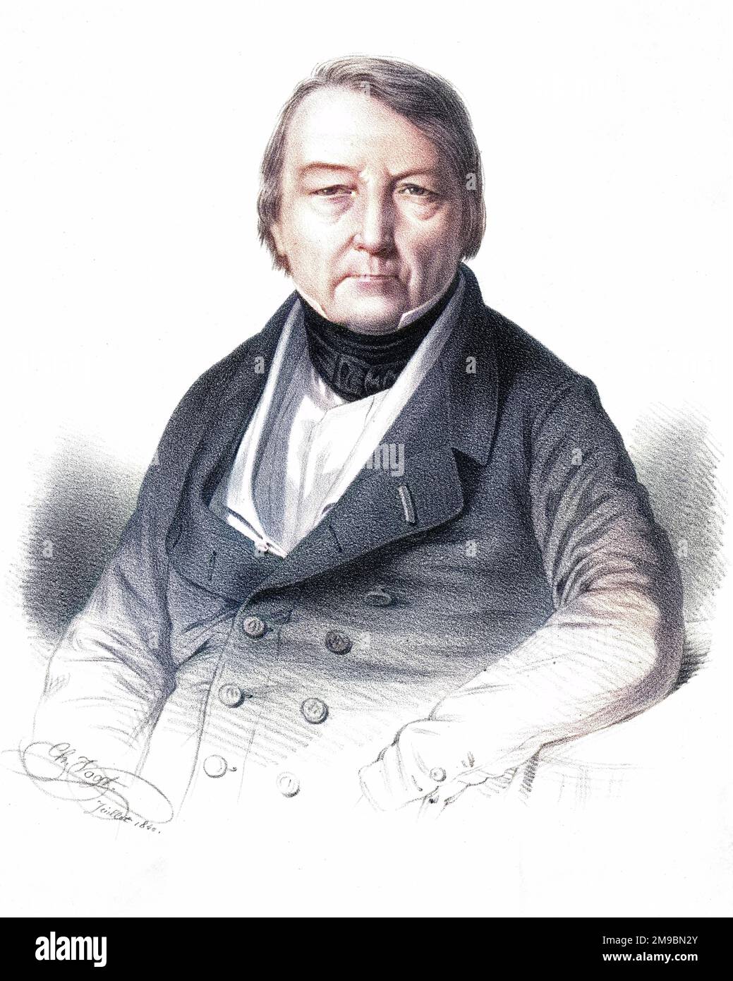 JACQUES MARQUET, baron de NORVINS (1769 - 1854), French historian Stock ...