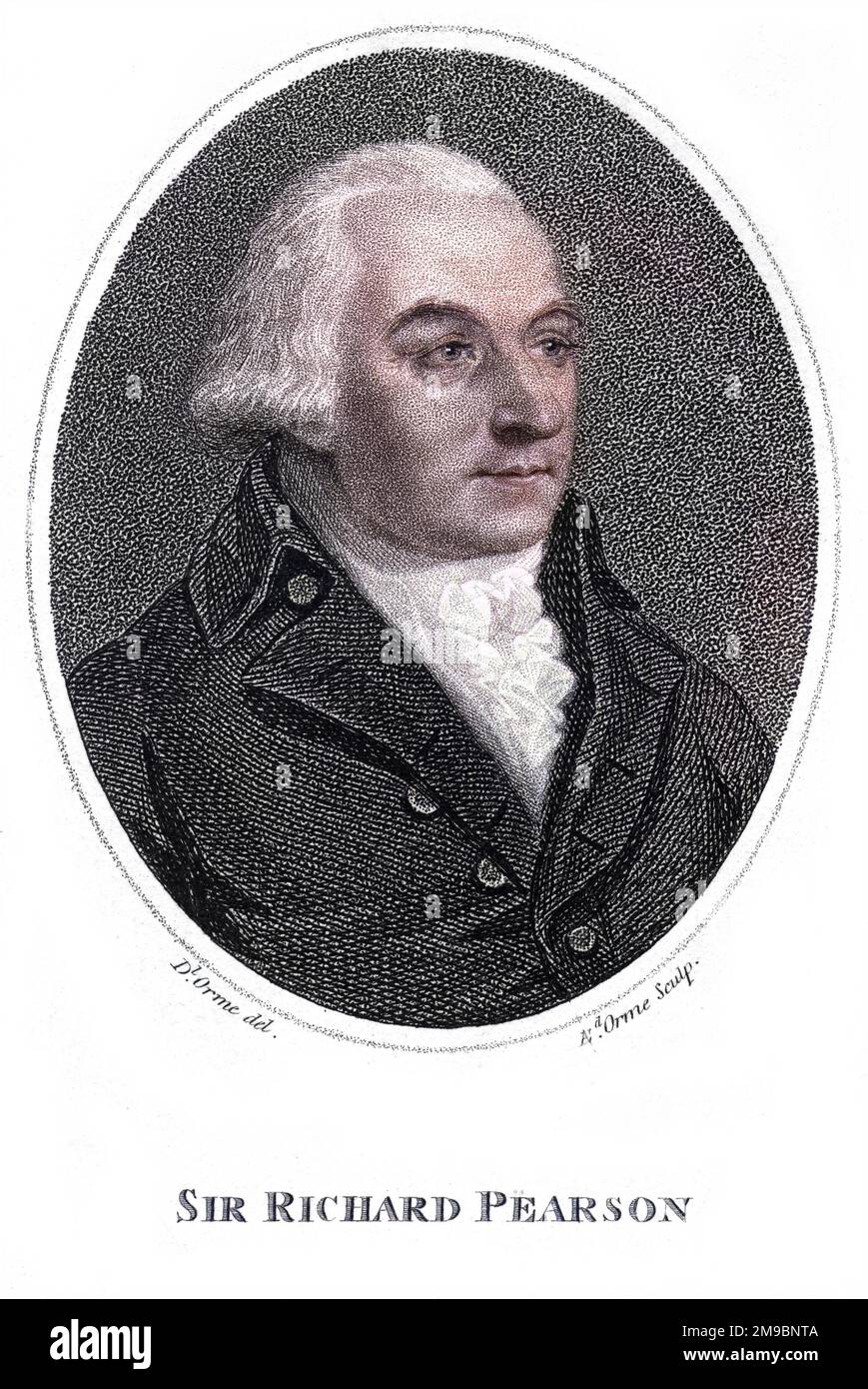 SIR RICHARD PEARSON British naval commander Stock Photo - Alamy