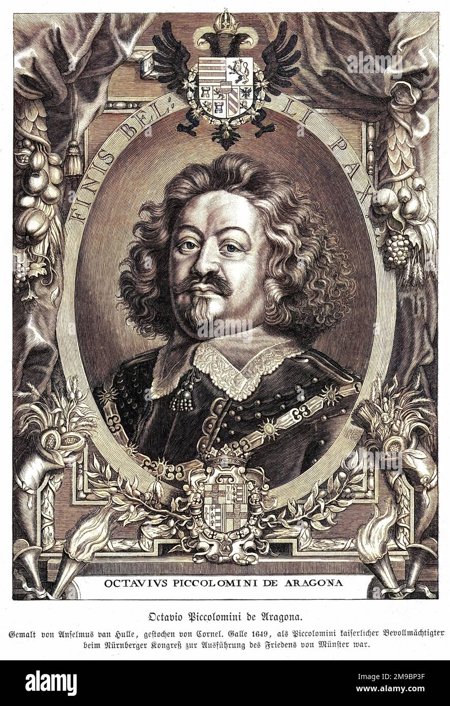 OTTAVIO PICCOLOMINI Italian military commander in the imperial service ...