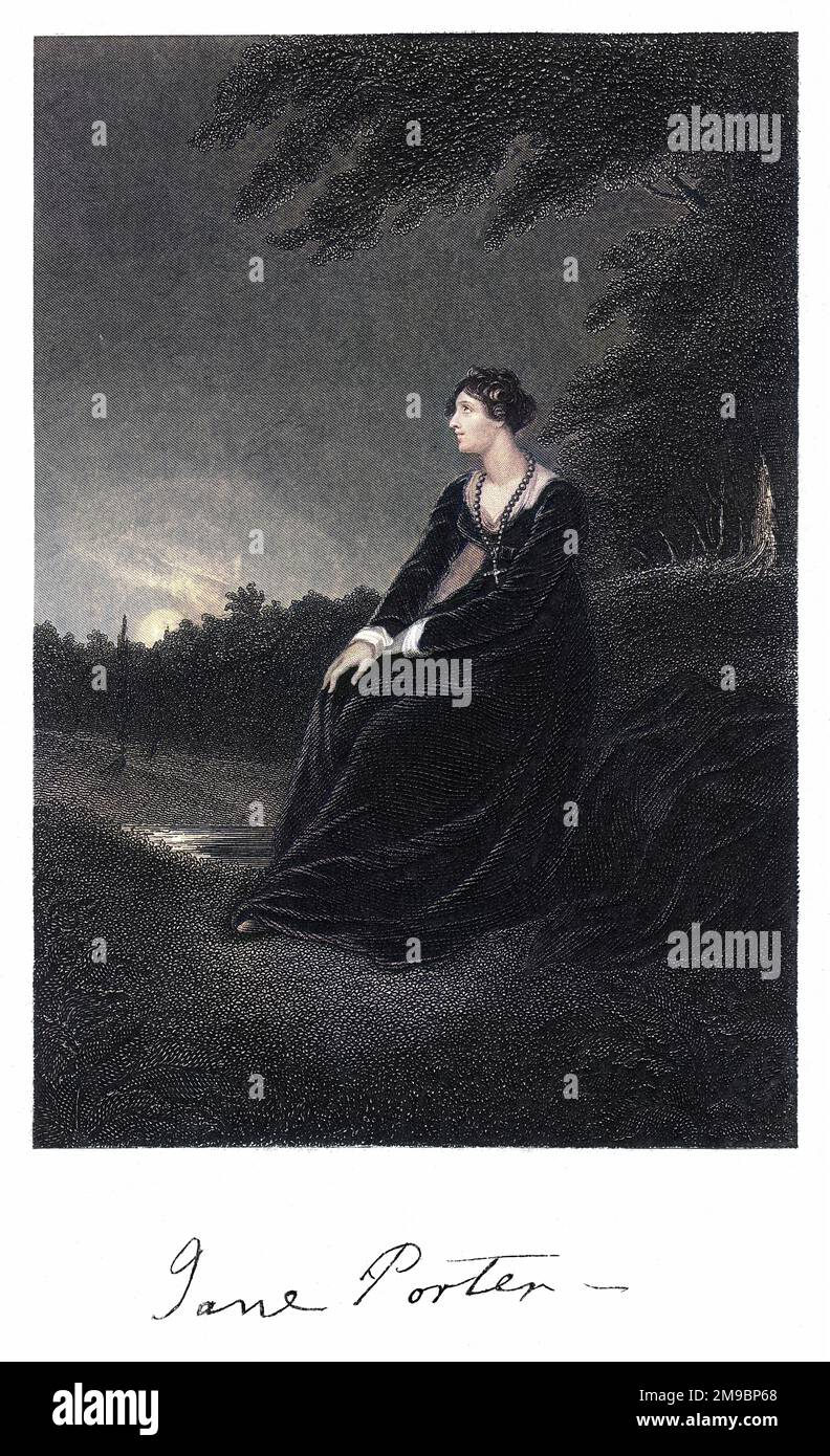 JANE PORTER writer, sister of Anna Maria, author of 'Thaddeus of Warsaw ...