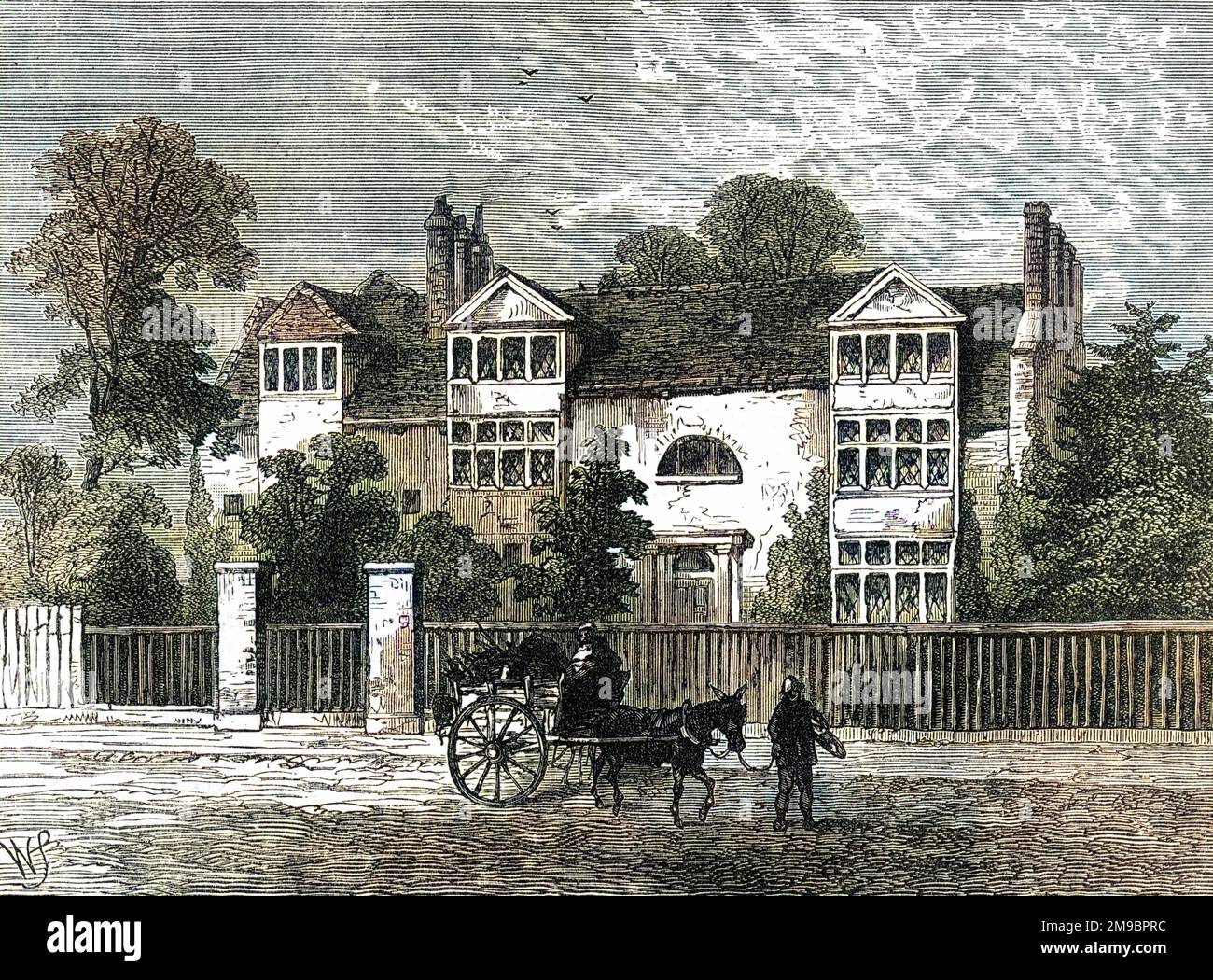 Samuel RICHARDSON's home in the western suburb of Parson's Green ...