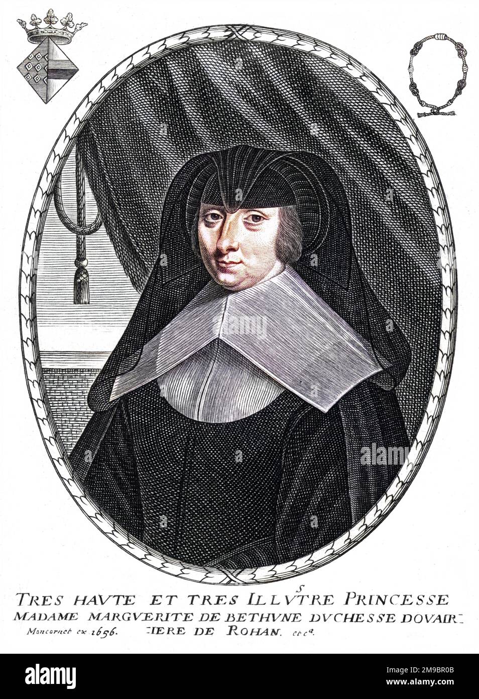 Marguerite de bthune duchesse rohan widow duc henri ii hi-res stock ...