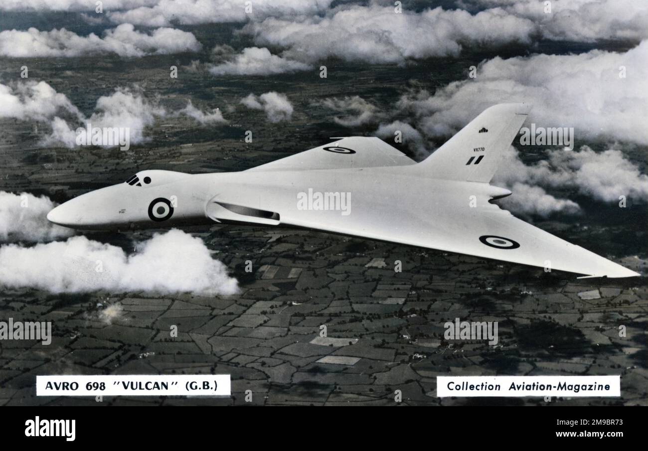 Avro 698 Vulcan, British jet bomber Stock Photo - Alamy
