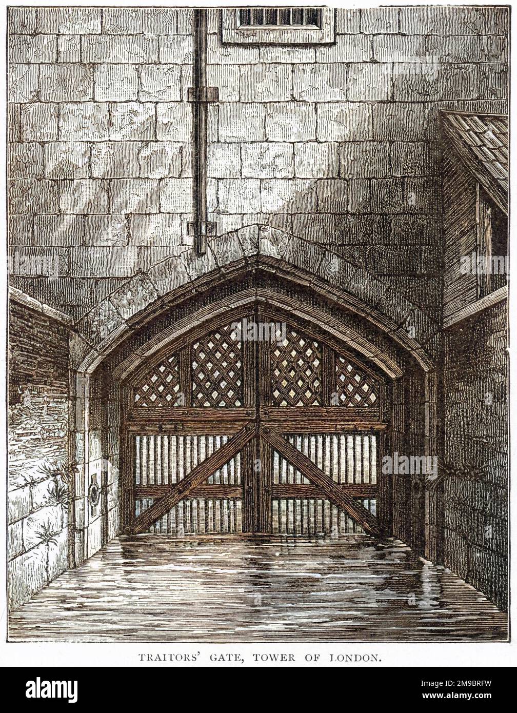 Traitors Gate, through which malefactors entered by boat, leaving only ...