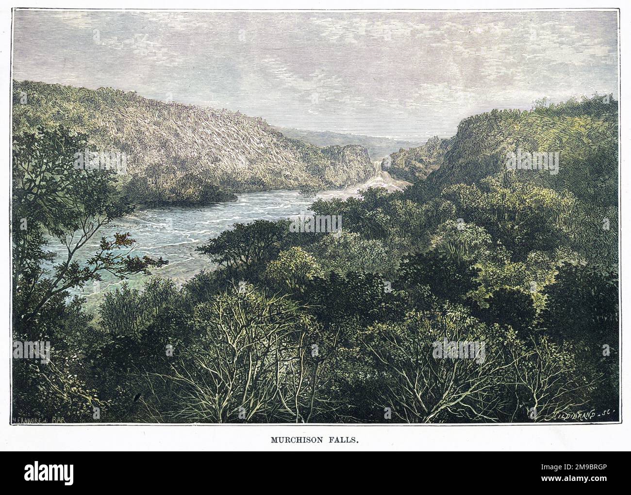 Falls on the Victoria Nile, formerly known as Murchison Falls Stock ...