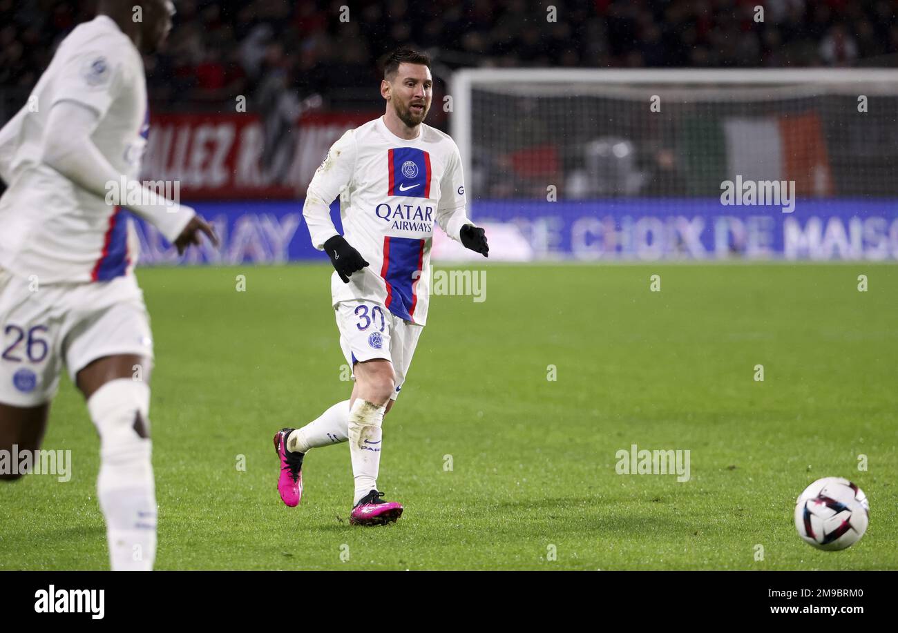 Lionel Messi of PSG during the French championship Ligue 1 football ...