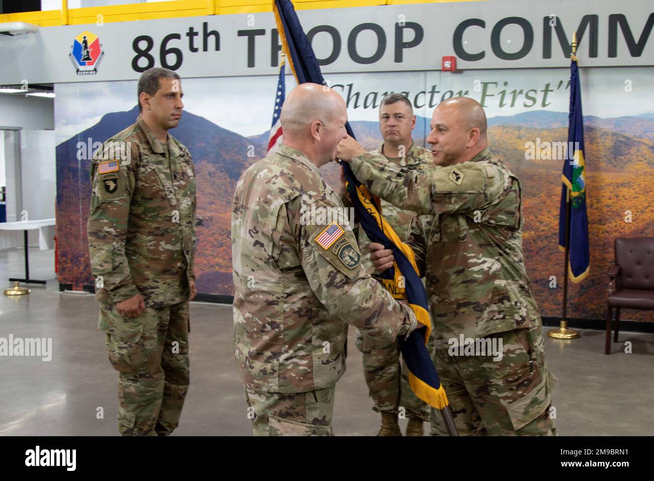 Lt. Col. Jack Lehneman, incoming commander of the Vermont National ...