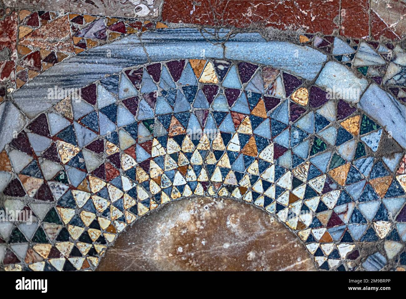 Byzantine mosaics on the floor of St. Nicholas Church Demre, Turkey ...