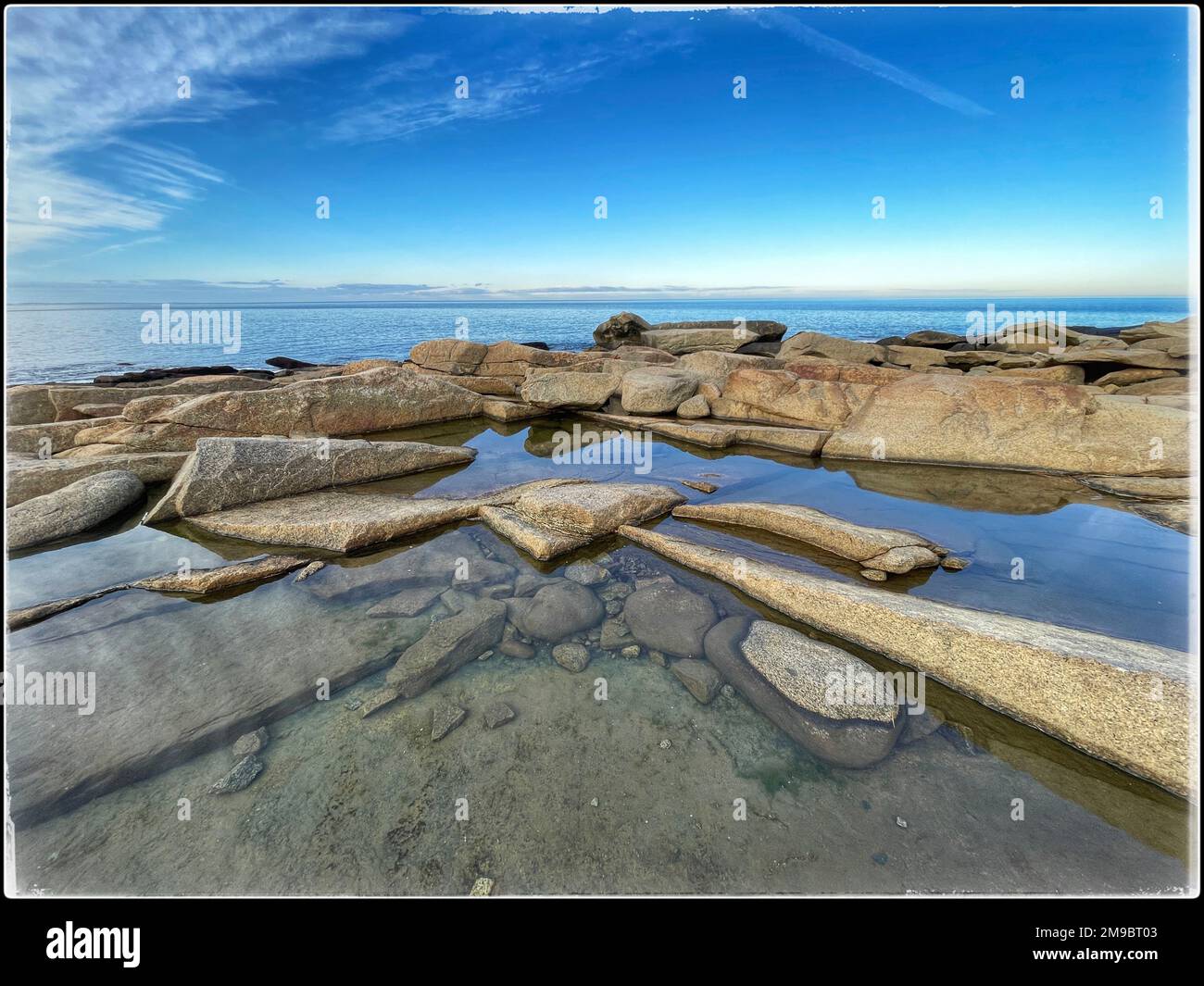 Jan. 2, 2023. Rockport, MA. Views at Halibut Point State Park. © 2023 ...