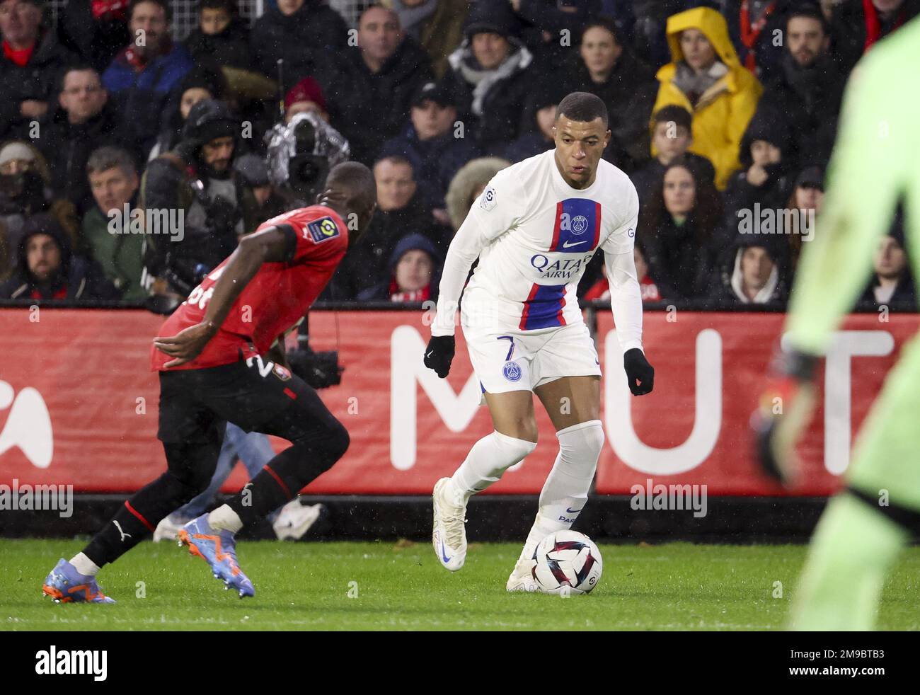 Kylian Mbappe of PSG during the French championship Ligue 1 football ...