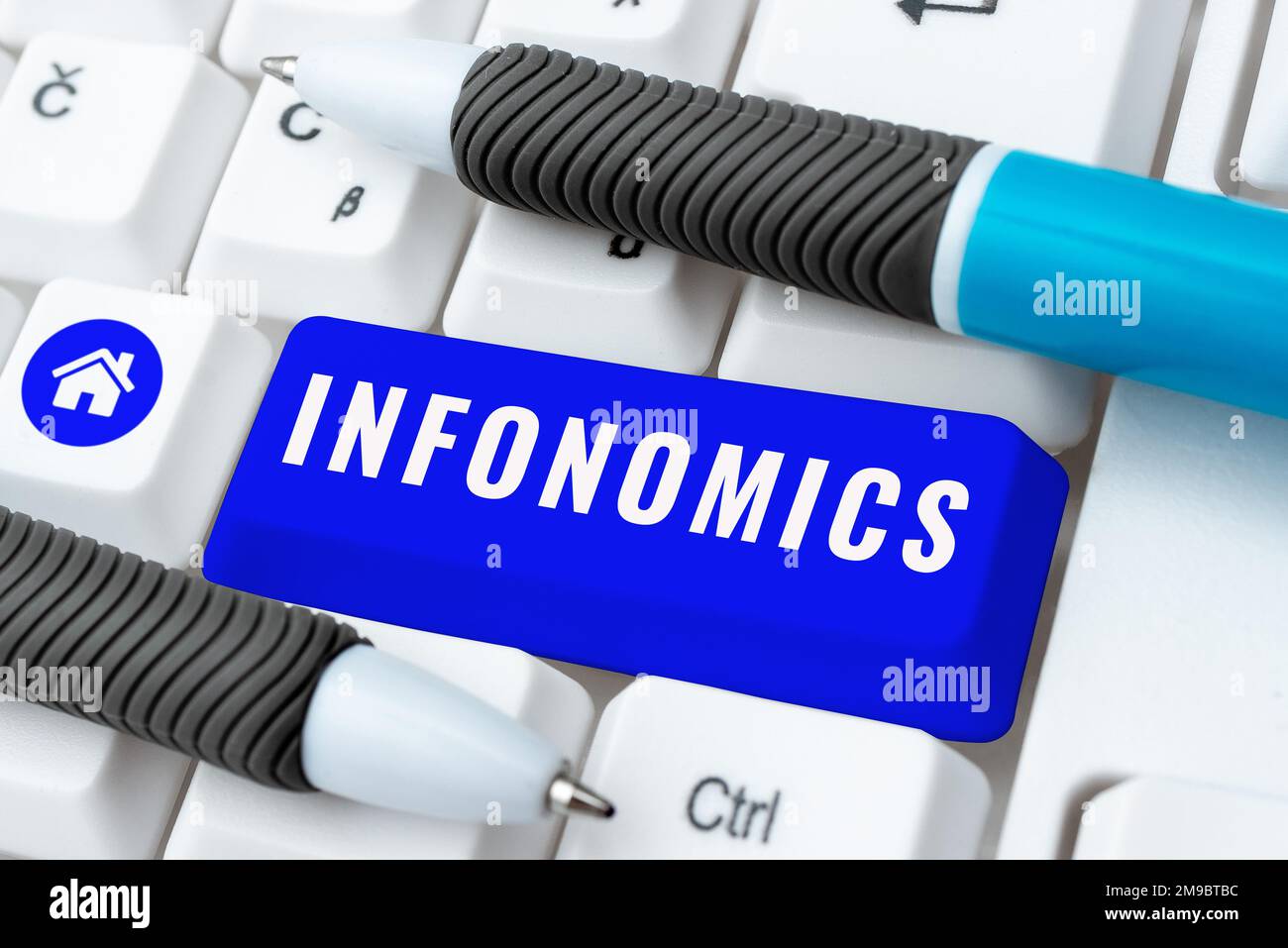 Hand writing sign Infonomics. Internet Concept visual image used to ...