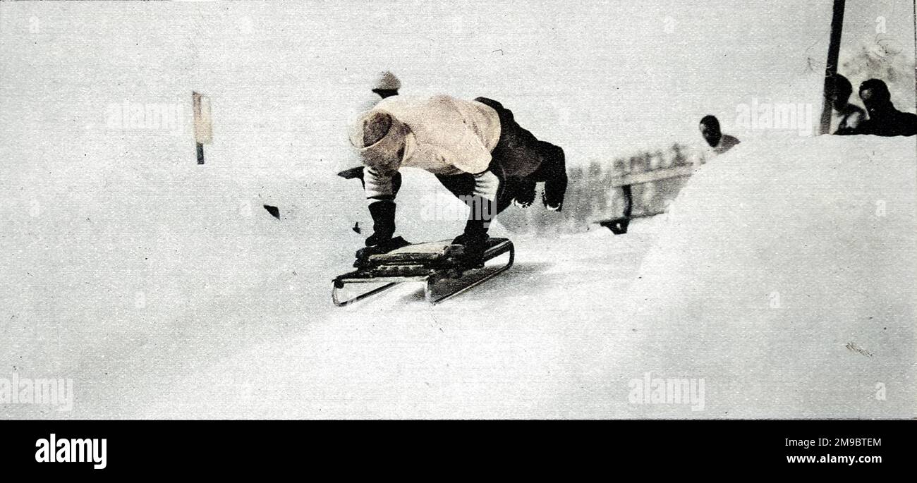 St moritz tobogganing club hi-res stock photography and images - Alamy