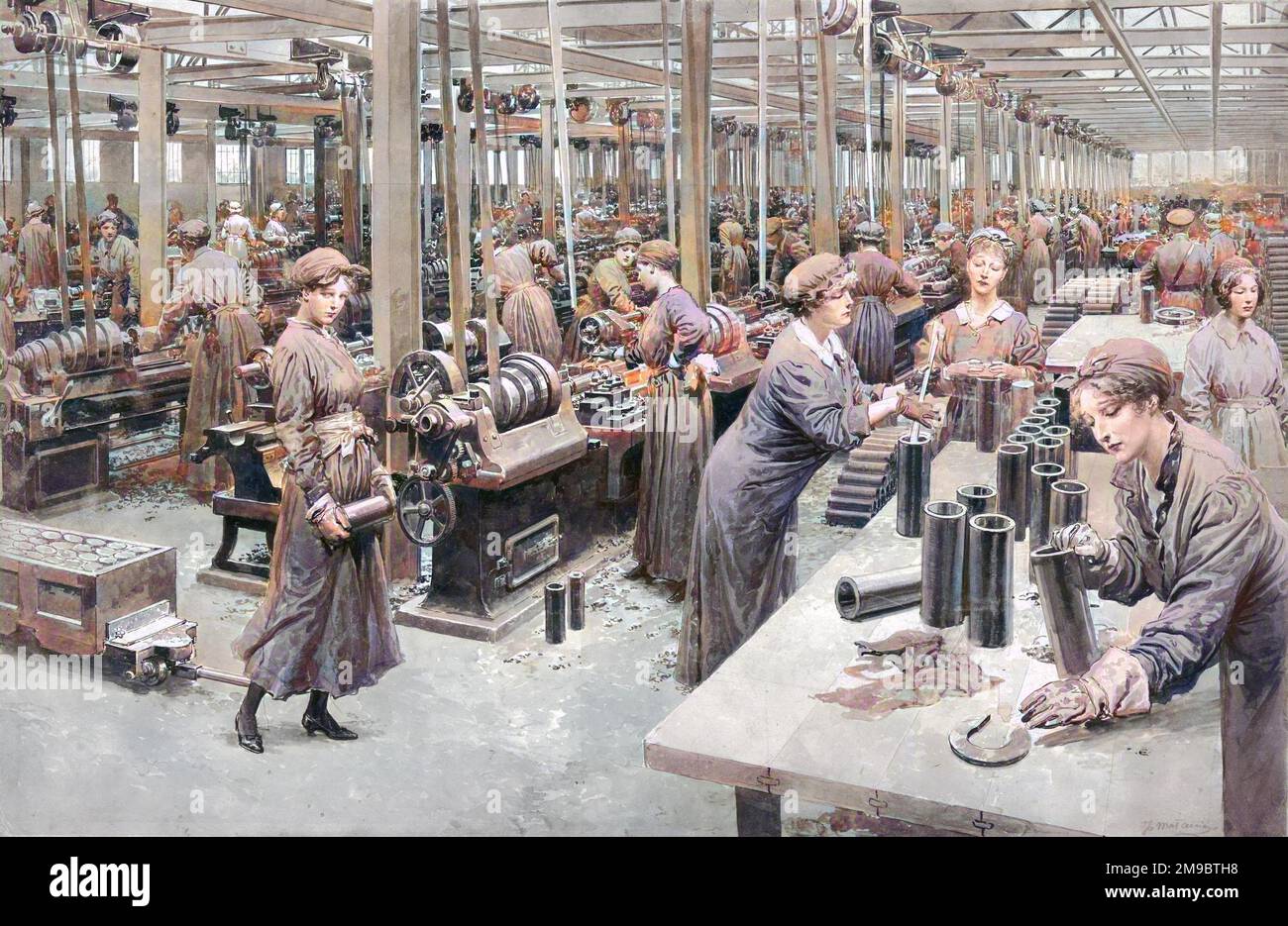 Women in munitions industry hi-res stock photography and images - Alamy