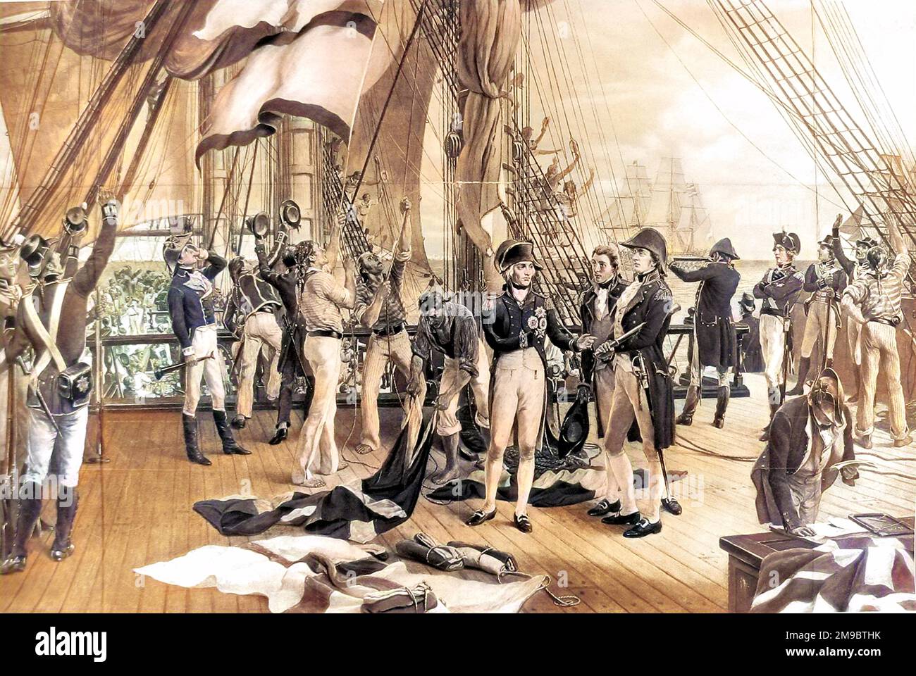 At the Battle of Trafalgar on 21 October 1805, Nelson gives his famous ...