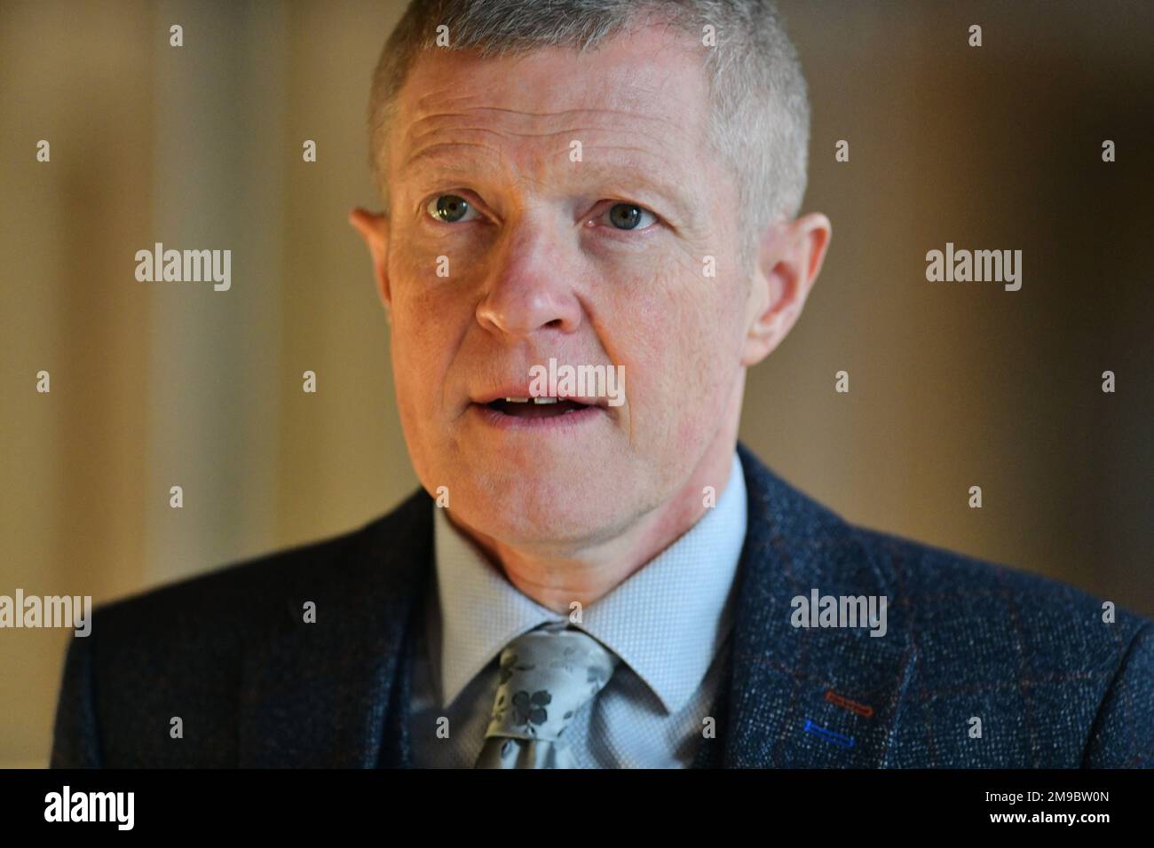 Edinburgh Scotland, UK 17 January 2023. Willie Rennie at the Scottish ...