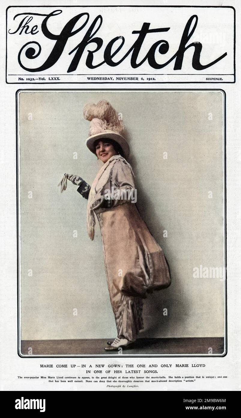 Marie Lloyd, born Matilda Alice Victoria Wood (1870 - 1922), British ...