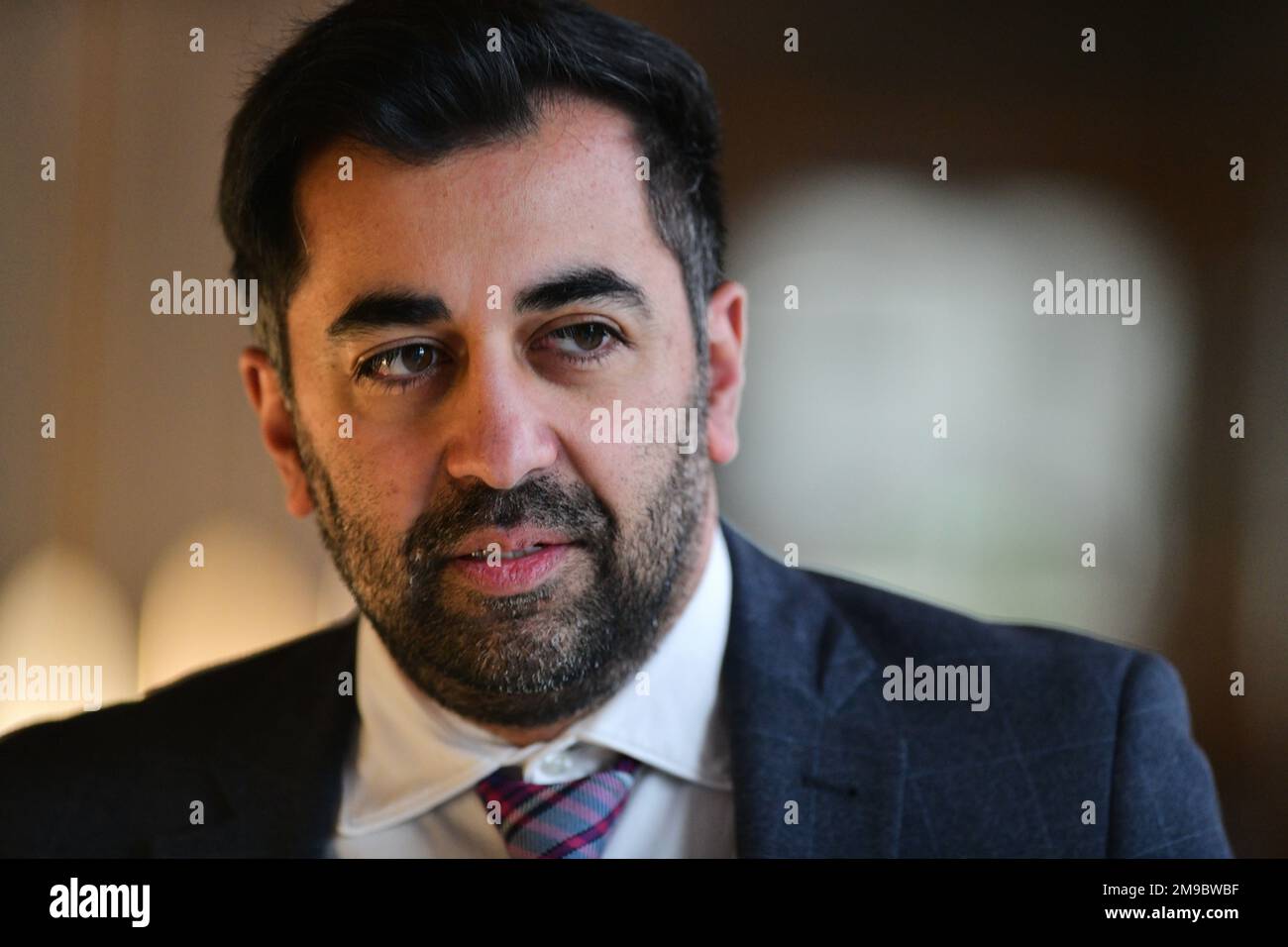 Edinburgh Scotland, UK 17 January 2023 Humza Yousaf at the Scottish ...