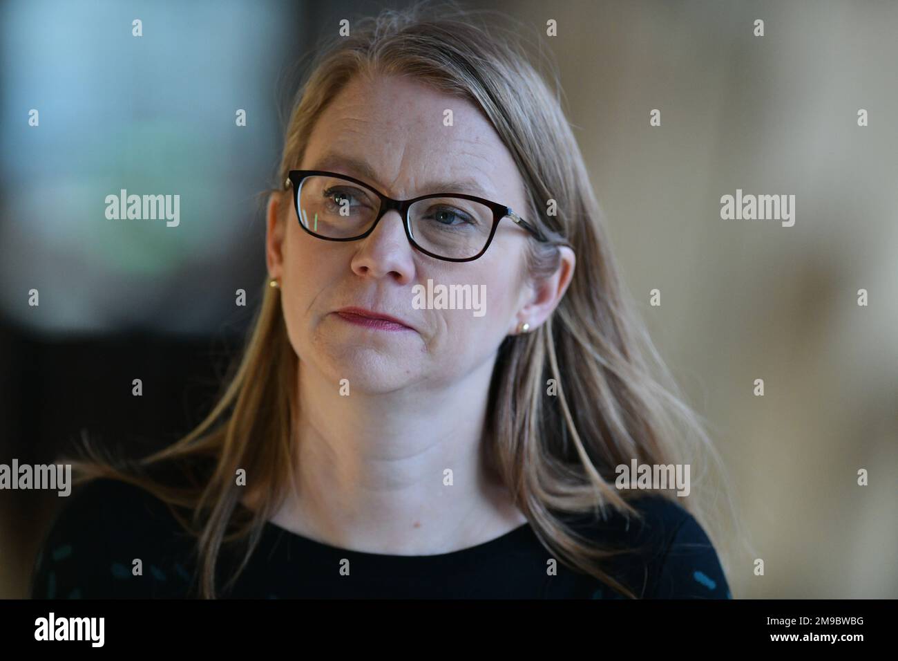 Edinburgh Scotland, UK 17 January 2023 Shirley-Anne Somerville at the ...