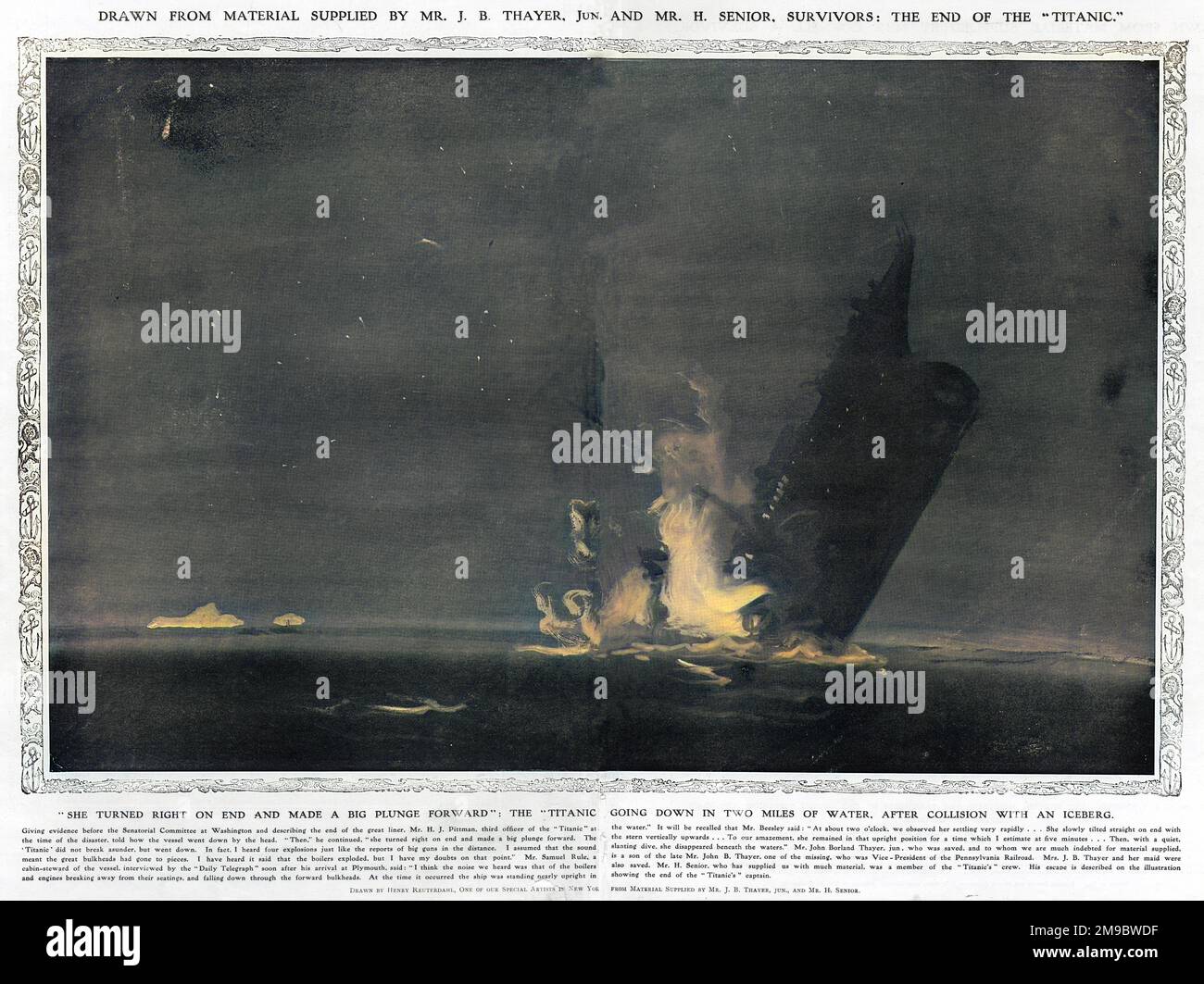 Rms titanic 1912 passenger hi-res stock photography and images - Alamy