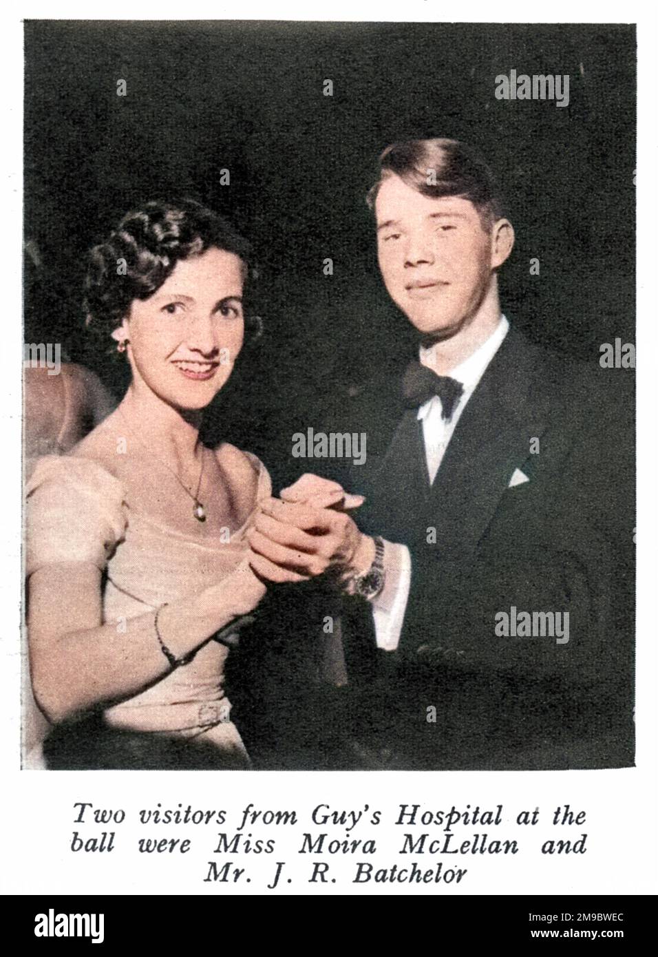 Cambridge University Medical Society's Christmas Ball, 1953. Two ...