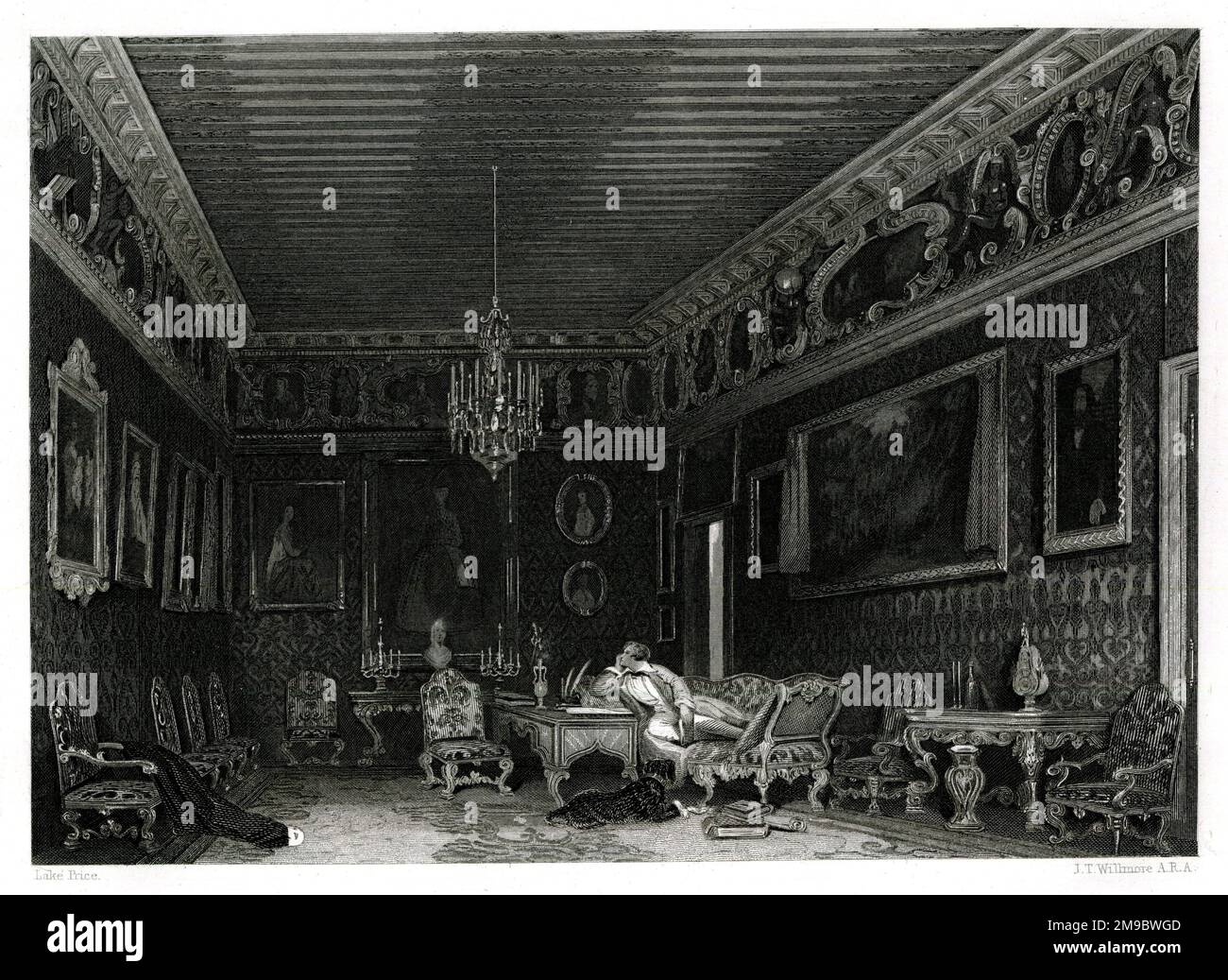 Lord Byron's room in the Palazzo Mocenigo, San Marco, on the Grand ...