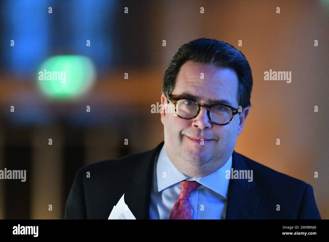 Edinburgh Scotland, UK 17 January 2023 Craig Hoy at the Scottish ...