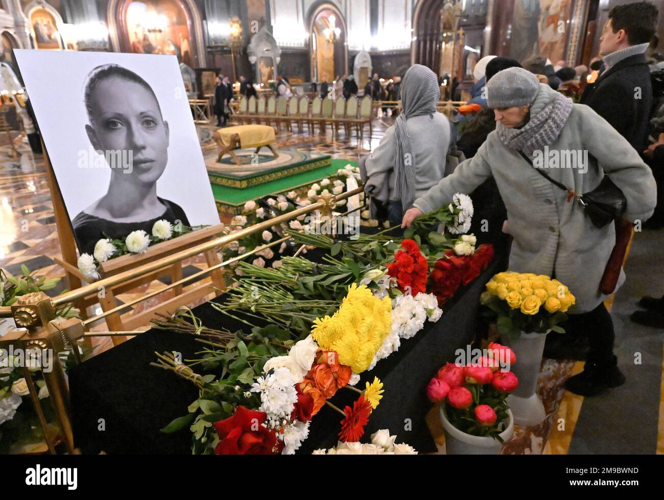Farewell ceremony for People's Artist of the USSR Inna Churikova at the ...
