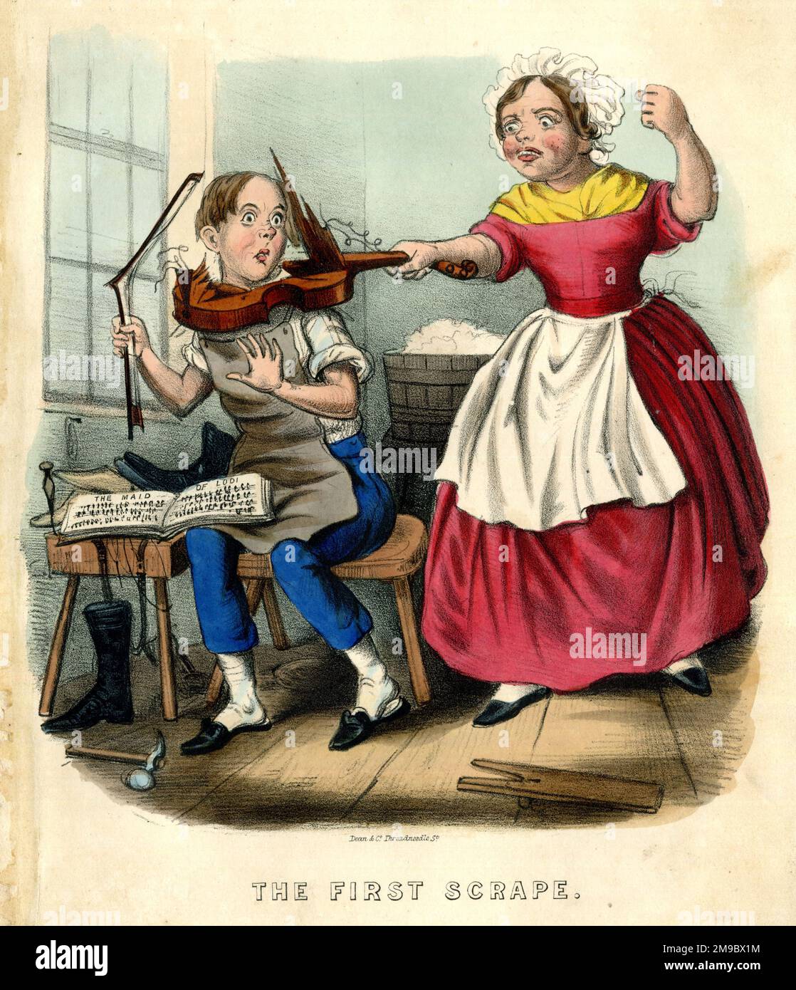 Comic violin hi-res stock photography and images - Alamy