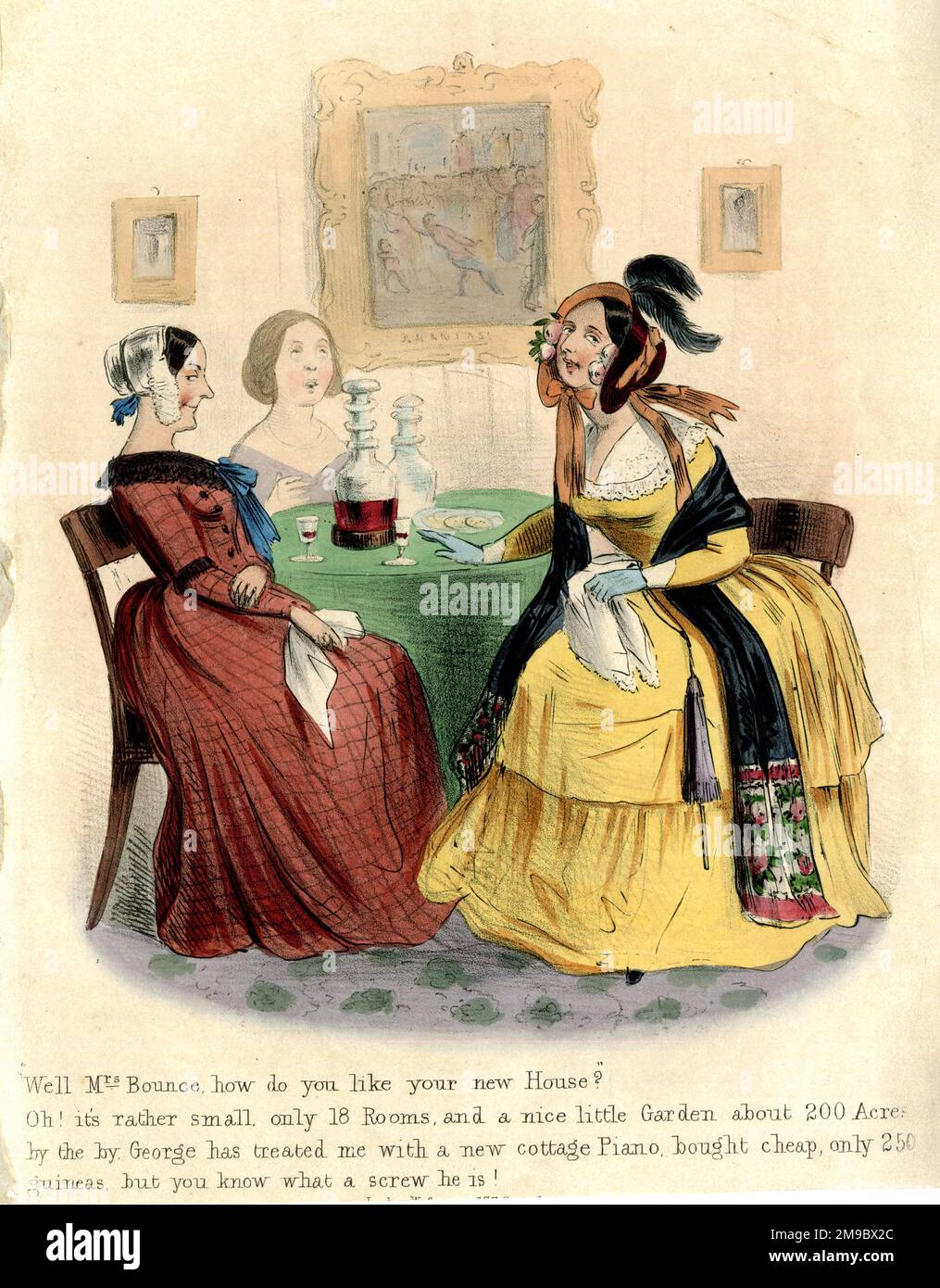 Rich woman cartoon hi-res stock photography and images - Alamy