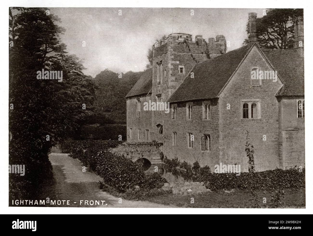 Front, Ightham Mote, Kent Stock Photo - Alamy