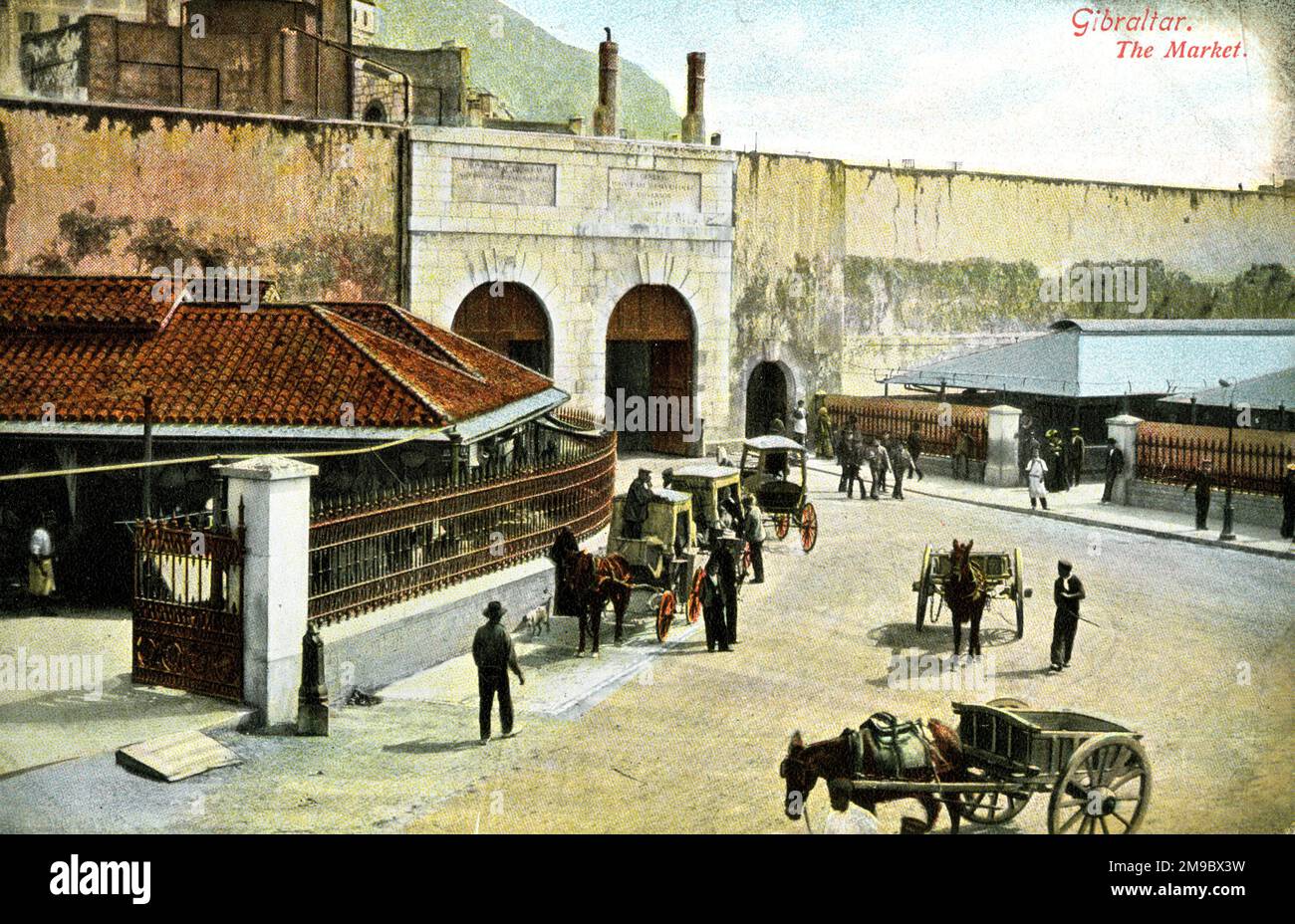 The Market, Gibraltar Stock Photo - Alamy