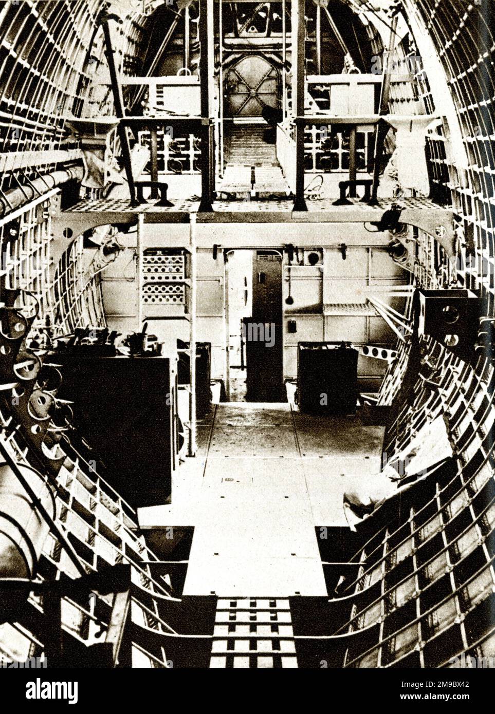 Interior of an RAF Flying Boat Stock Photo - Alamy