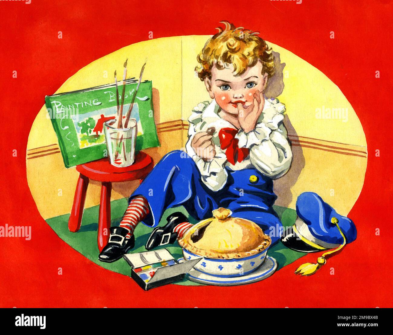 Little Jack Horner sat in the corner Stock Photo - Alamy