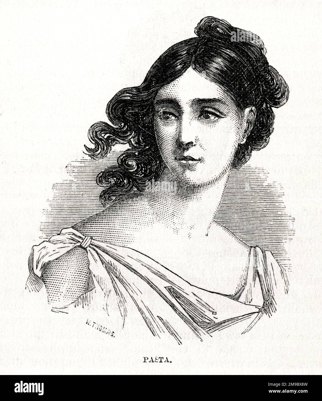 Opera singer giuditta pasta hi-res stock photography and images - Alamy