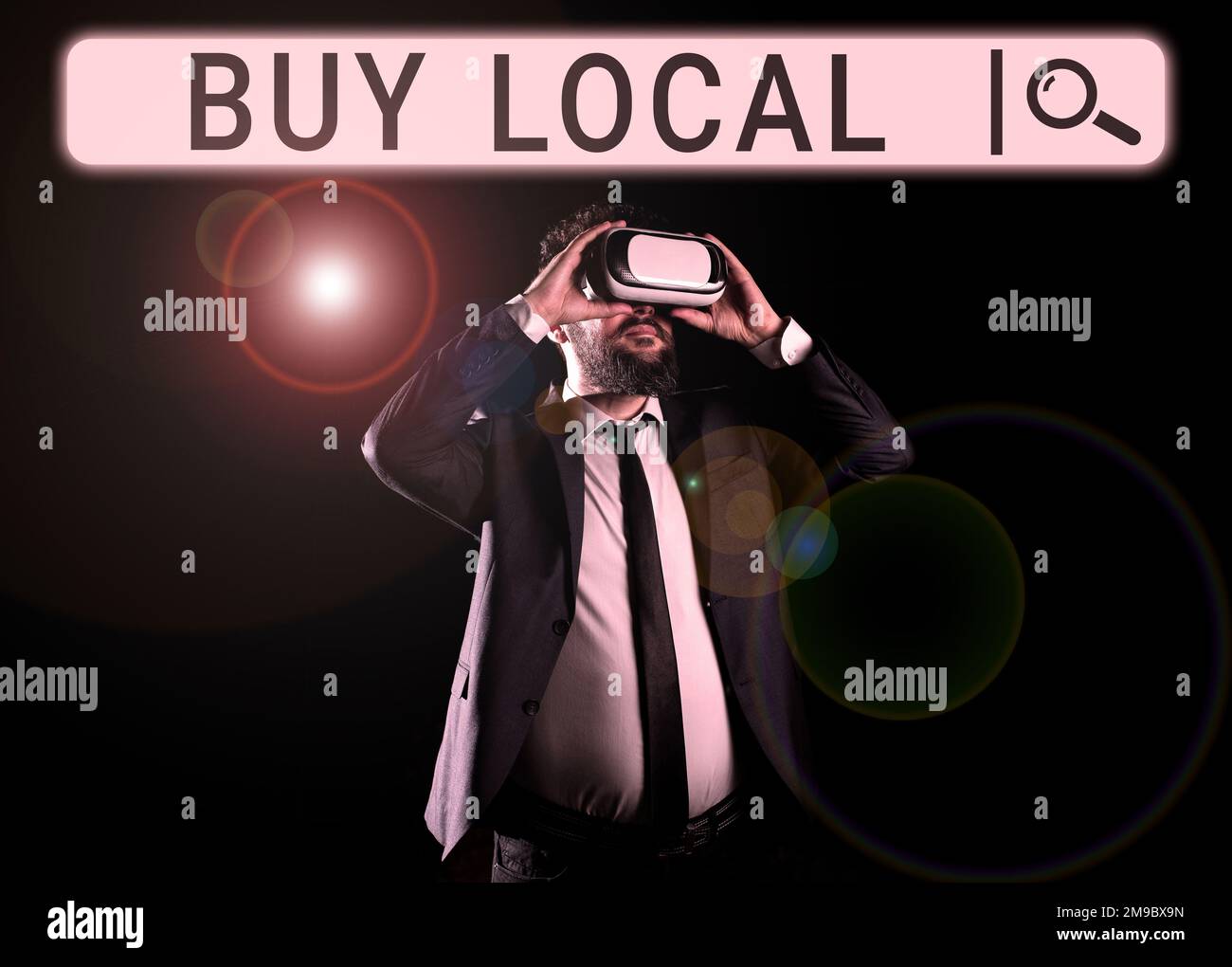 Text caption presenting Buy Local. Conceptual photo Patronizing ...