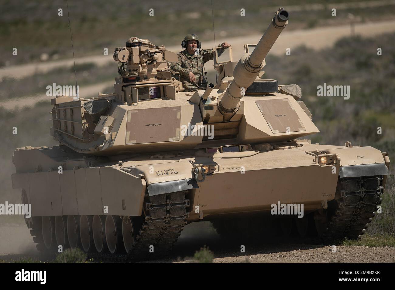 Abrams Tanks from A Company, 2-116th Combined Arms Battalion, 116th ...