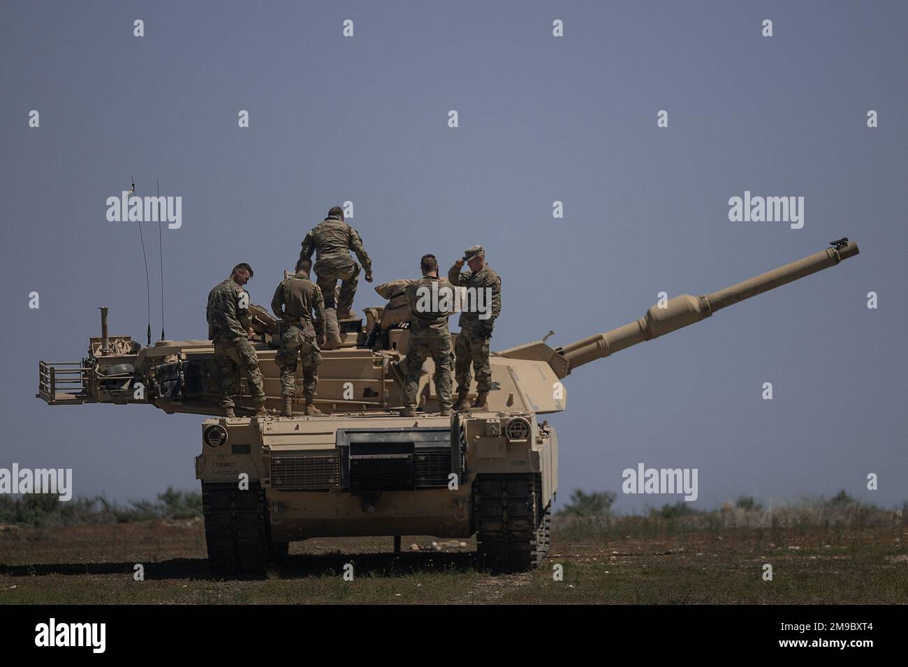 Abrams Tanks from A Company, 2-116th Combined Arms Battalion, 116th ...