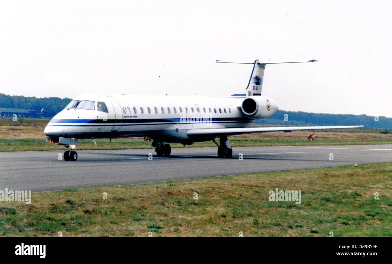 Force aerienne belge - Embraer ERJ-145 CE-03 (msn 145526), 21 Squadron ...