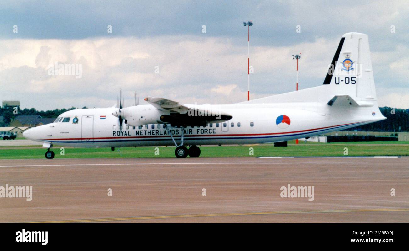Koninklijke Luchtmacht - Fokker 50 U-05 (msn 20253), of 334 Squadron ...