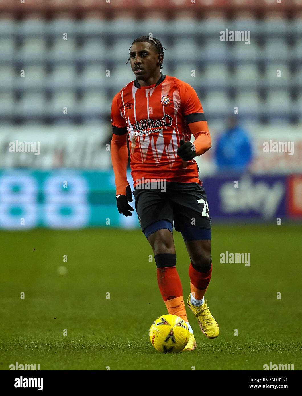 Luton Town's Amari'i Bell during the Emirates FA Cup third round replay ...