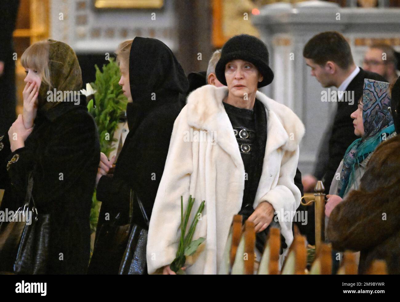 Farewell ceremony for People's Artist of the USSR Inna Churikova at the ...