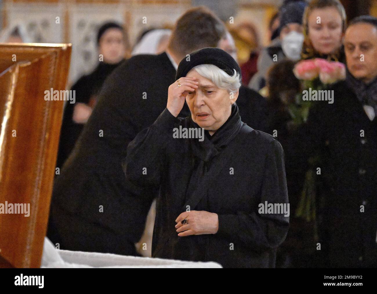 Farewell ceremony for People's Artist of the USSR Inna Churikova at the ...