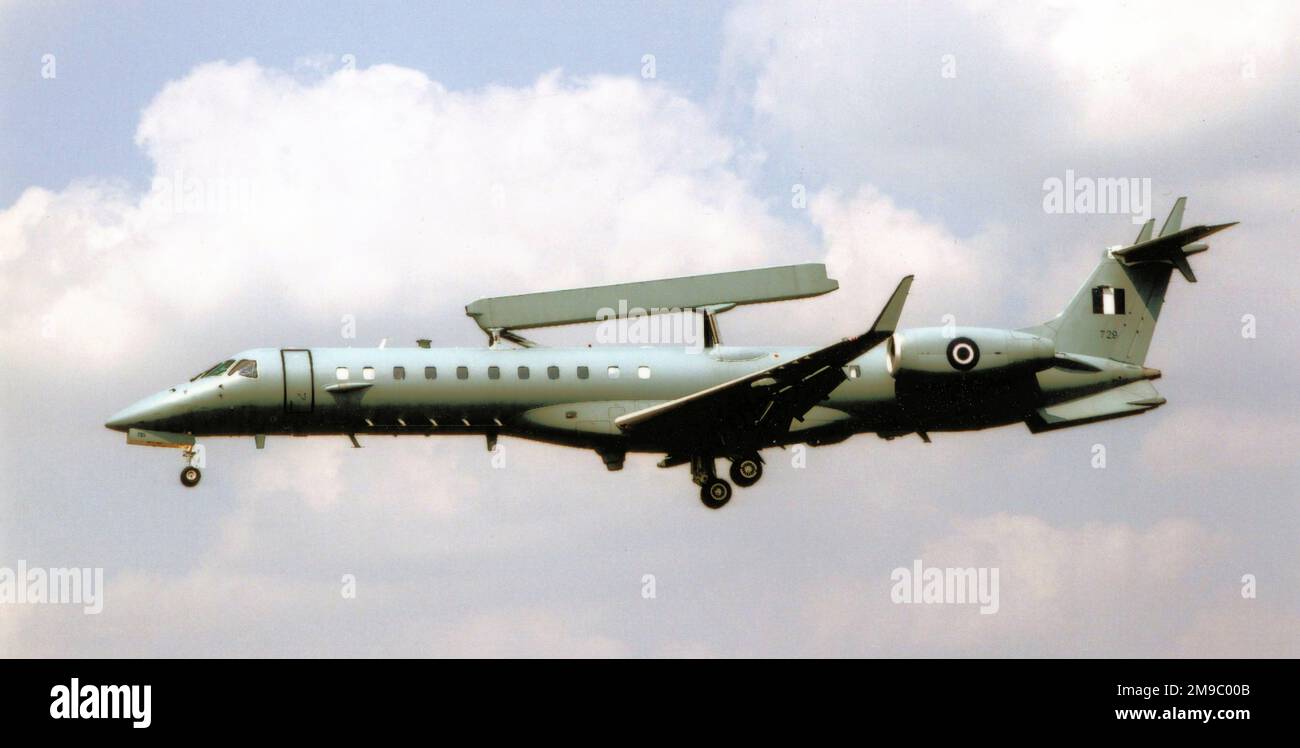 Hellenic Air Force - Erieye EMB-145-H AEW&C 729 Stock Photo - Alamy