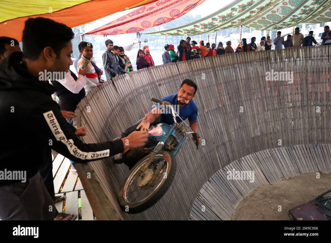 Manikgonj, Manikgonj, Bangladesh. 17th Jan, 2023. A man driving a ...