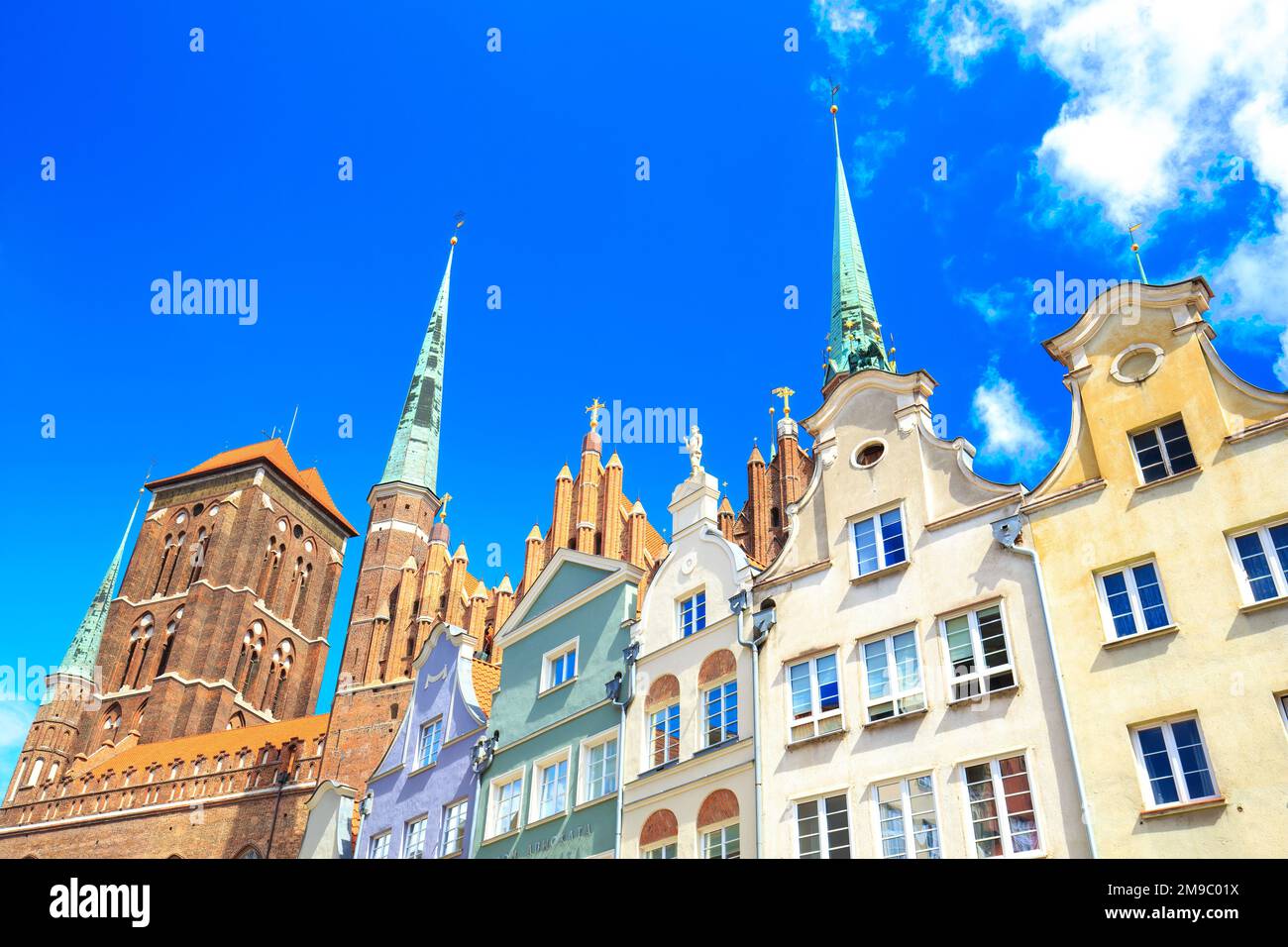 Colorful buildings in the Old Town of Gdansk, Poland Stock Photo - Alamy