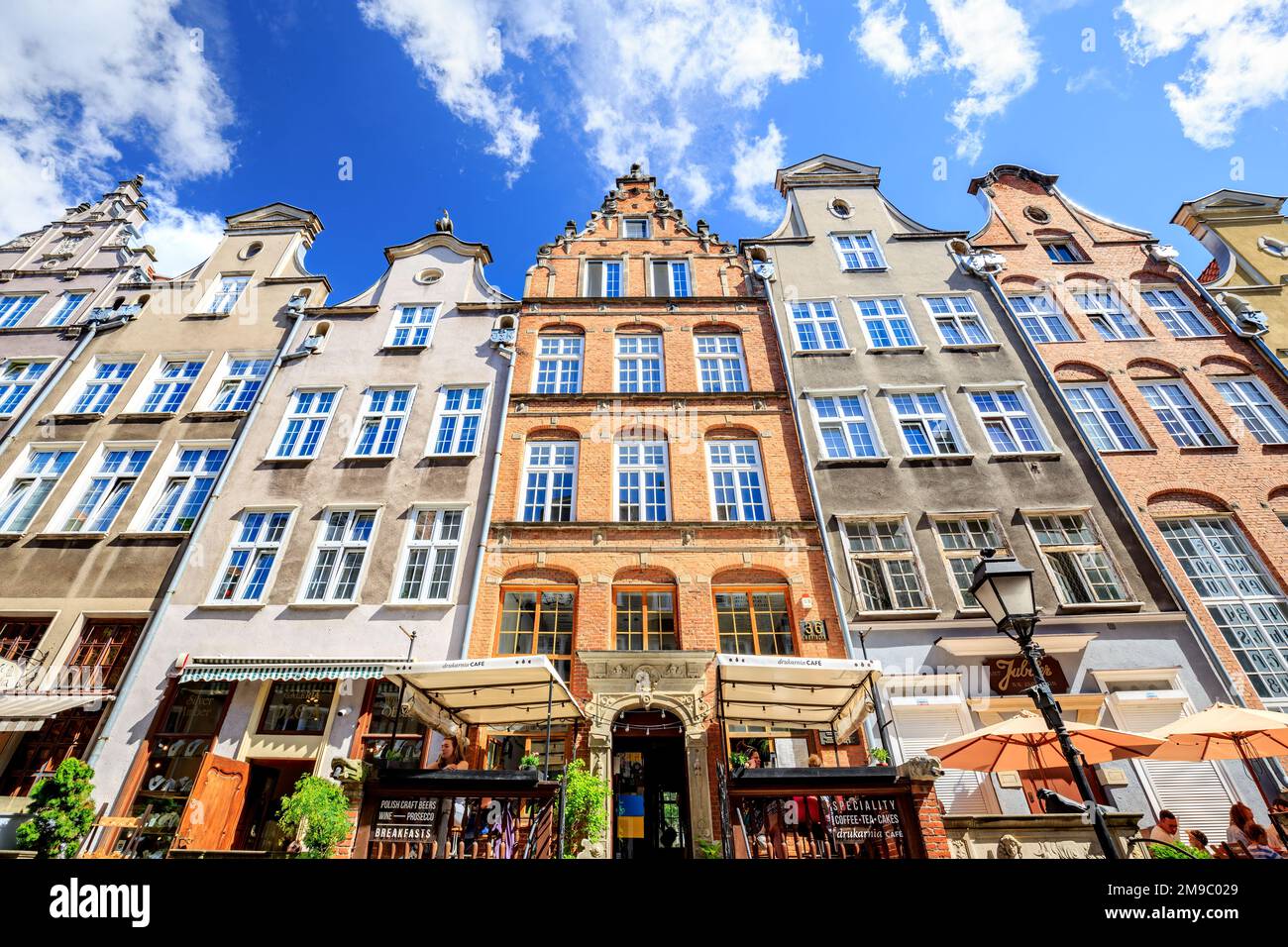 Colorful buildings in the Old Town of Gdansk, Poland Stock Photo - Alamy