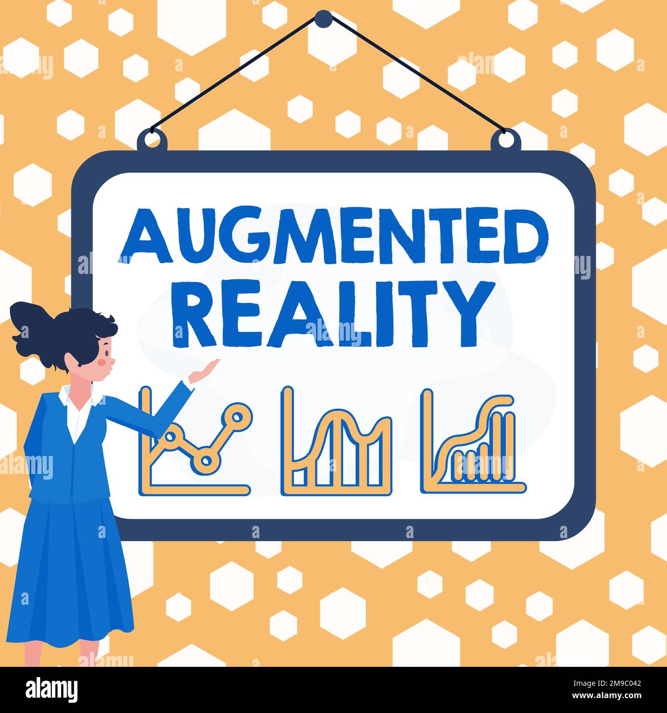 Text sign showing Augmented Reality. Conceptual photo technology that ...