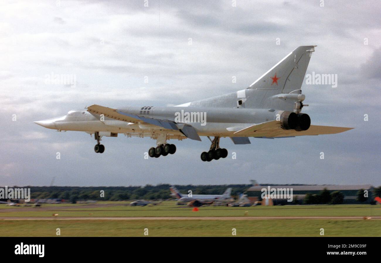 Tupolev Tu-22M-3 (unmarked) (msn 12112347), at the SBAC Farnborough Air ...